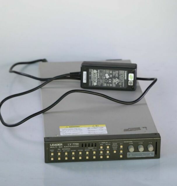 Leader LV7700 Multi SDI Rasterizer Av100c (d150 for sale online | eBay