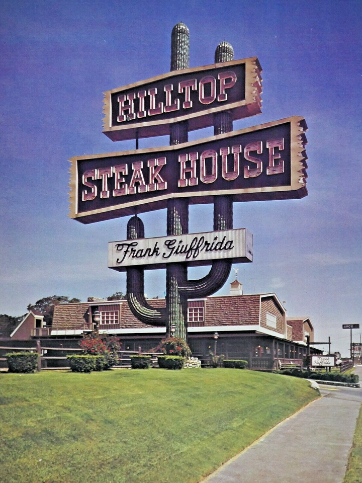 Frank Giuffrida Hilltop Steak House Vintage 83 Original Magazine Print ...