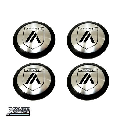 4 x Asanti Black Label Wheel Center Cap Satin Black 128K81SB-H9 | eBay