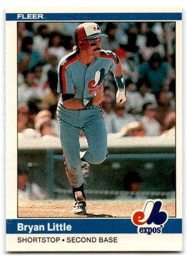 1984 Fleer Bryan Little Rookie Montreal Expos #279 | eBay