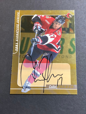 Colin Forbes Capitals Signed 2000-2001 ITG BAP GOLD Card #121 Auto ...