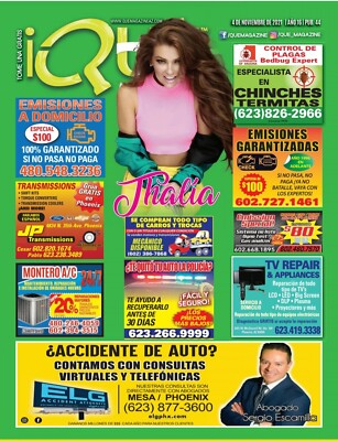 Thalia Que Magazine (On Cover Only) | eBay