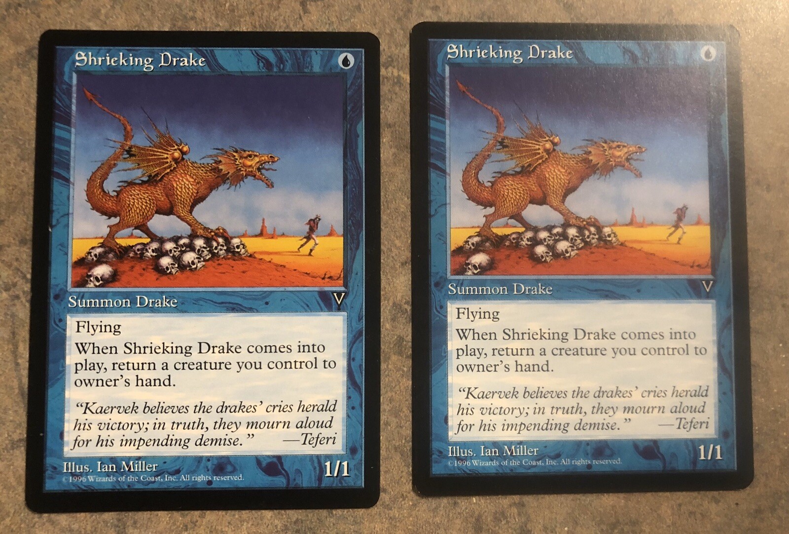 Magic The Gathering Shrieking Drake X2 | eBay