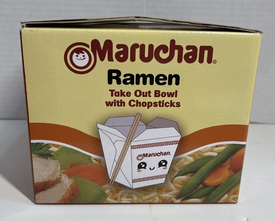 Maruchan Ramen Noodle Take Out Bowl With Chopsticks New in Open Box | eBay