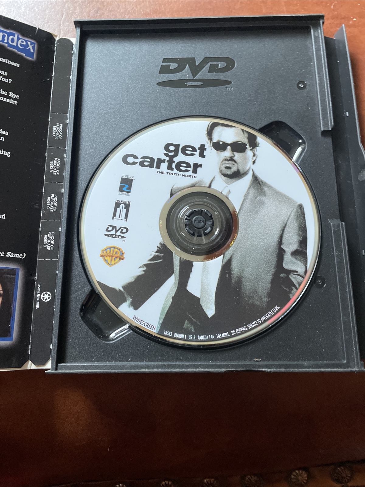 Get Carter DVD Stallone 85391858324| eBay