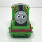 Thomas the Train Percy Number 6 Railway all plastic fixed green wheels ...