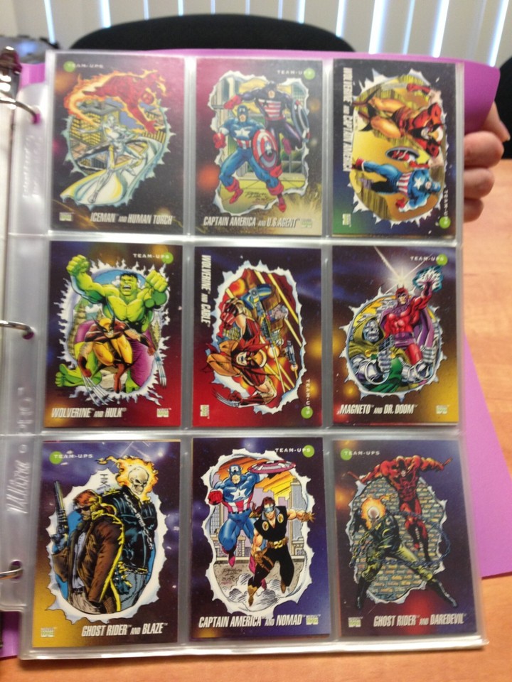 1992 Marvel 190 Cards Super Heroes Villain's' Teamups Milestones ...
