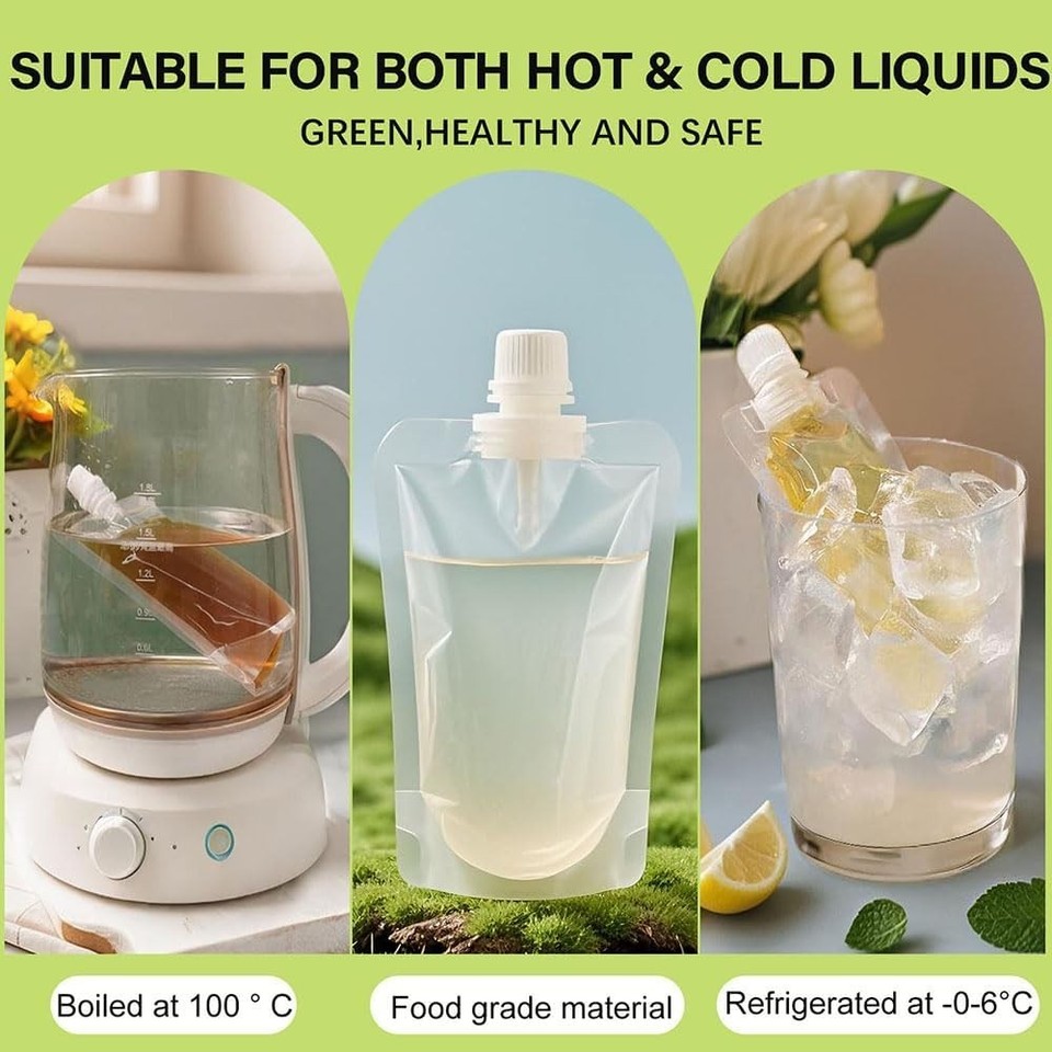 Alcohol Flask Bags for Cruise, Reusable Rum Runners, Concealable ...