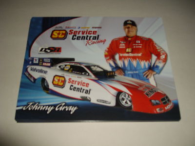 2011 JOHNNY GRAY SERVICE CENTRAL NHRA POSTCARD | eBay