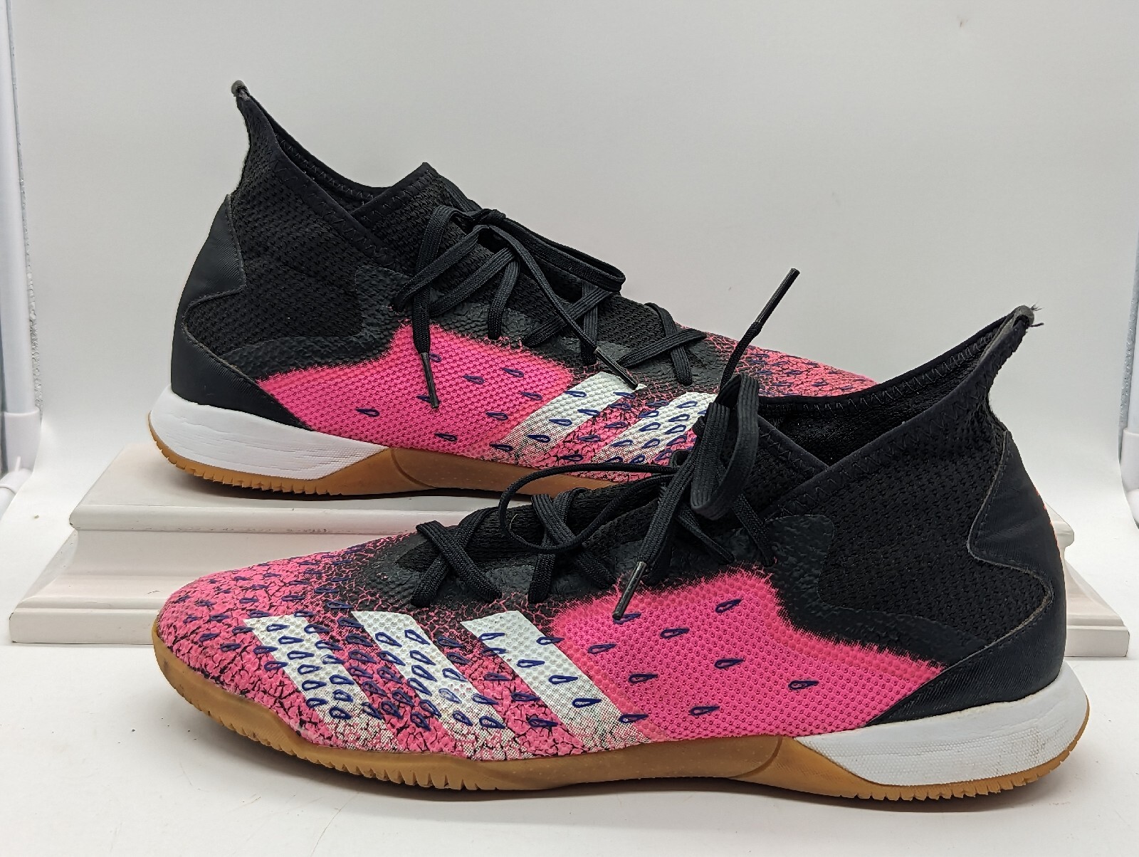 Adidas Predator Freak .3 IN Black Pink Soccer Cross f… - Gem