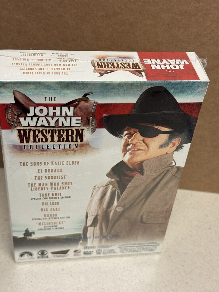 John Wayne Western Collection (DVD, 2007, Widescreen) 9 Film Collection ...