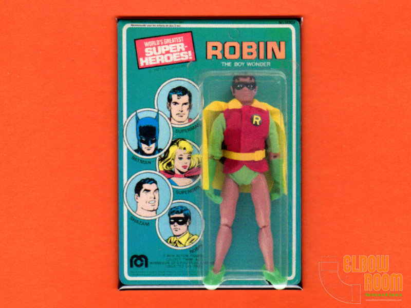 Mego Robin 2x3" fridge/locker magnet box art Greatest Super-Heroes DC ...