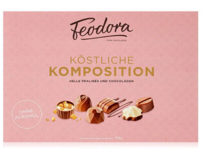 Feodora Delicious Composition Bright Pralines And Chocolate 375g | eBay