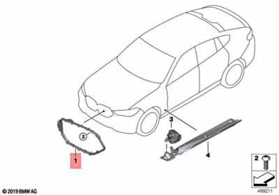Genuine BMW X6 M G06 X6 30dX 30iX Radiator Grille Illuminated Left ...