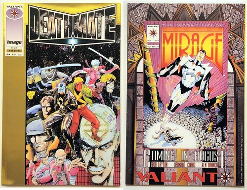 DEATHMATE YELLOW FOIL COVER - OCTOBER 1993 - VALIANT / IMAGE COMICS | eBay