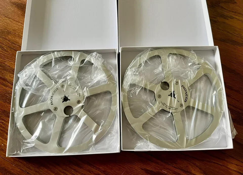 7 Inch Metal Reels Aluminum Pair For Pioneer Reel To Reel RT-707 | eBay