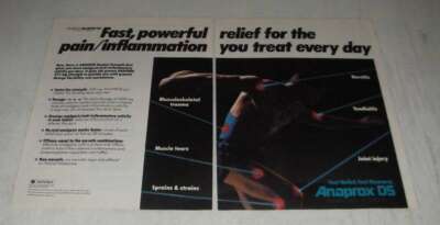 1988 Syntex Anaprox DS Ad - Fast, Powerful Relief | eBay