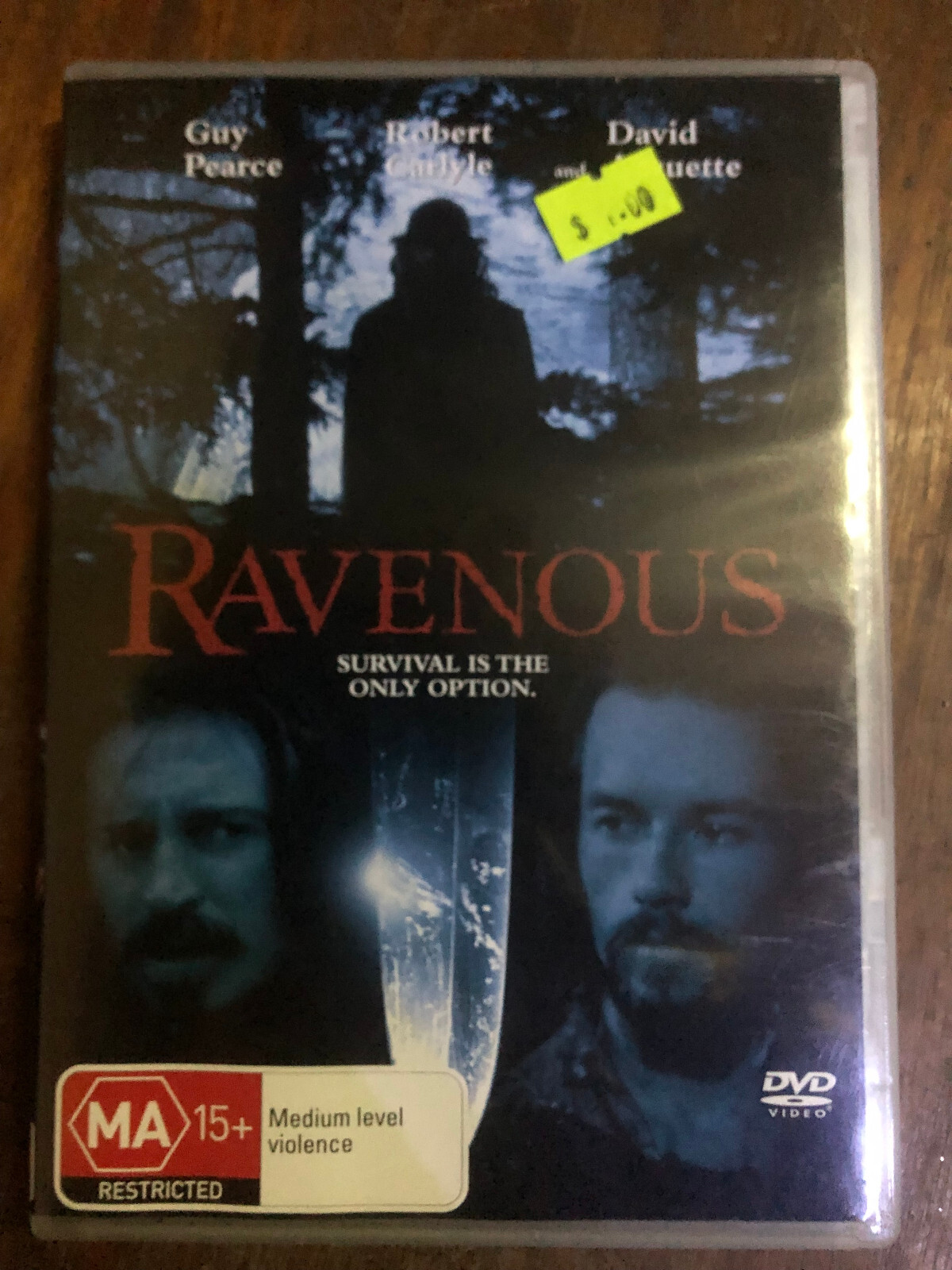 Ravenous (DVD, 1998) PAL Region 4 - LIKE NEW | eBay