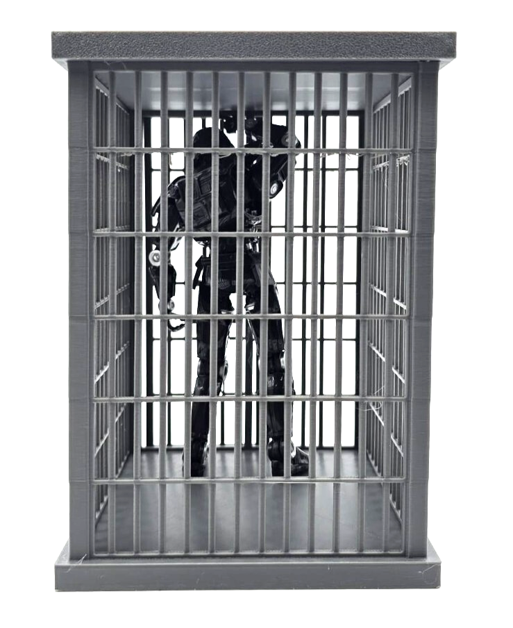 Jail Cell Diorama Sliding Door For Star Wars Marvel Gijoe 1:12 Scale ...