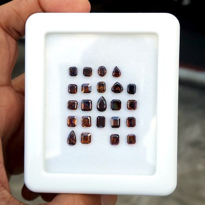 14.78ct of 23pcs Fancy Red tone Brown Loose Natural Diamonds Mix Parcel ...