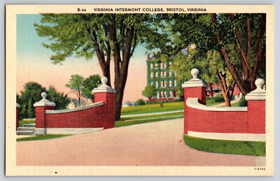 Postcard Virginia Intermont College - Bristol Virginia | eBay
