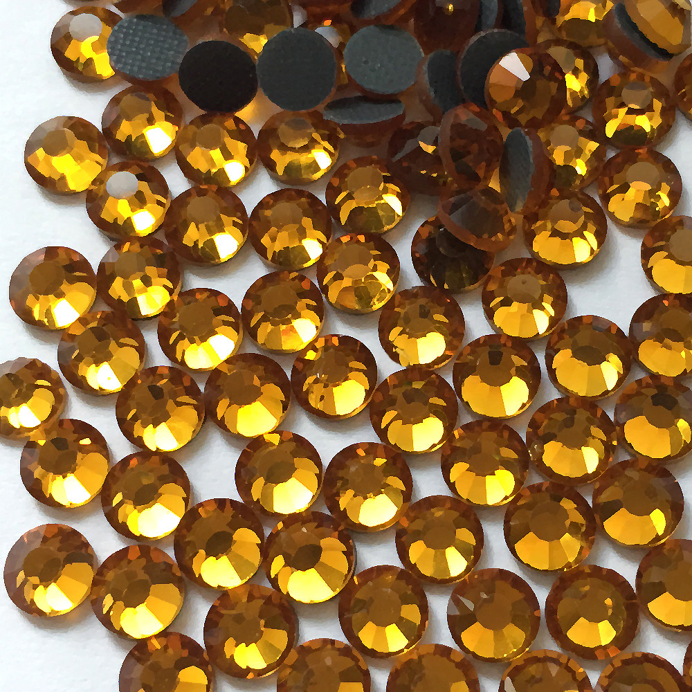 1440 pcs DMC Iron On Hotfix Crystal Rhinestones Colors SS6 SS10 SS16 ...