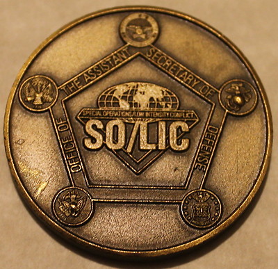 Asst. SECDEF Special Operations / Low Intensity Conflict SO/LIC ...