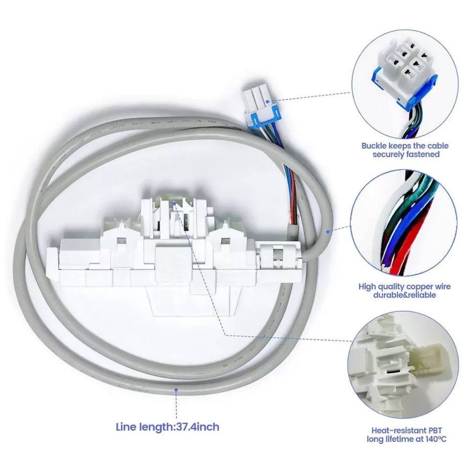 DC34-00025E Brand new Washer Door Latch Lock Switch For Samsung DC34 ...