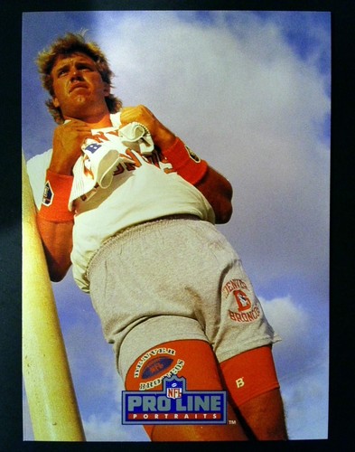 #257 John Elway 1991 Pro Line Portraits NFL Football Denver Broncos HOF ...