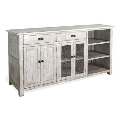 Sunny Designs Alpine 42" Traditional Mahogany Wood Buffets in Alpine ...