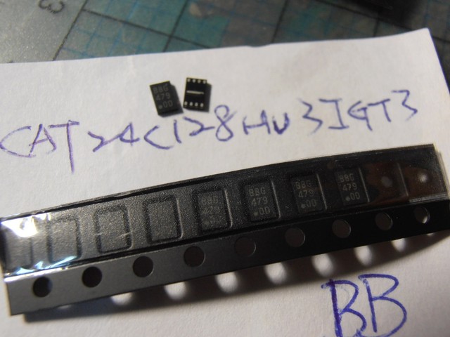 5PCS CAT24C128HU3I-GT3 1.8v 5.5v EEPROM 128Kb I²C 400ns 24C128 UDFN8 ON ...