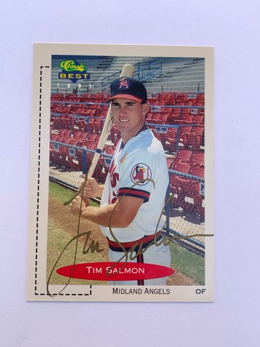 1991 Classic Best Tim Salmon #329 Autographed Signed Baseball Card | eBay
