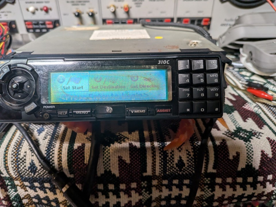 VTG RARE Clarion AutoPC 310C Car Stereo System Head Unit Audio ...
