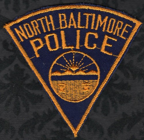 👀😍🤔👍 Vintage North Baltimore OHIO Police Shoulder Patch CHEESECLOTH | eBay