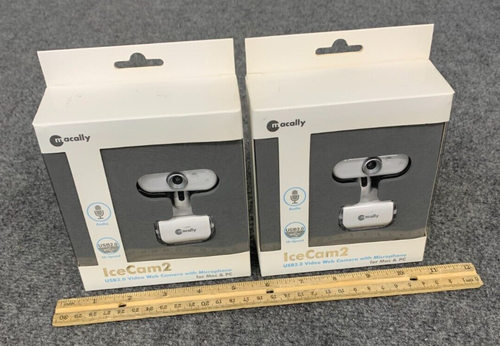 Lot of 2 Macally IceCam2 USB 2.0 Video Web Camera With Microphone - NIB ...