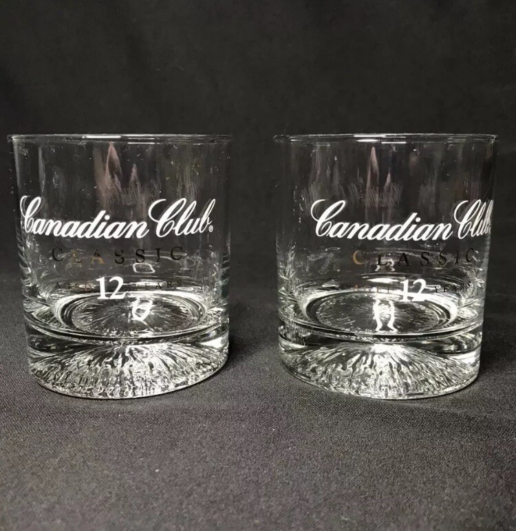 Canadian Club Classic Whiskey Rocks Low Ball Glass Aged 12 Years: Pick ...