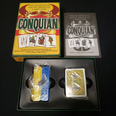 Conquian (Card Game) classic traditional South American set collection ...