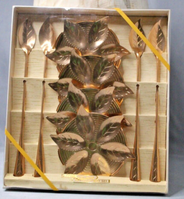 Ray Walther Anodized Aluminum Coaster Tallstirs Spoon Gift Set Des ...