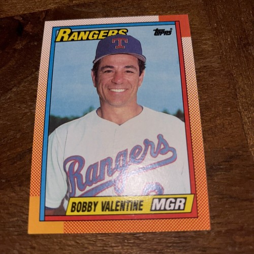 1990 Topps #729 Bobby Valentine Texas Rangers Manager | eBay