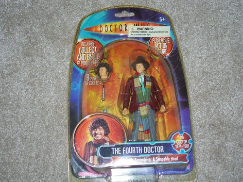 DOCTOR WHO Fourth Doctor Sonic Screwdriver Swap Head ACTION FIGURE NEW ...