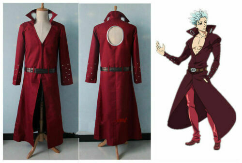 The Seven Deadly Sins S2 Fox's Sin of Greed Ban Jacket Cosplay Costume ...