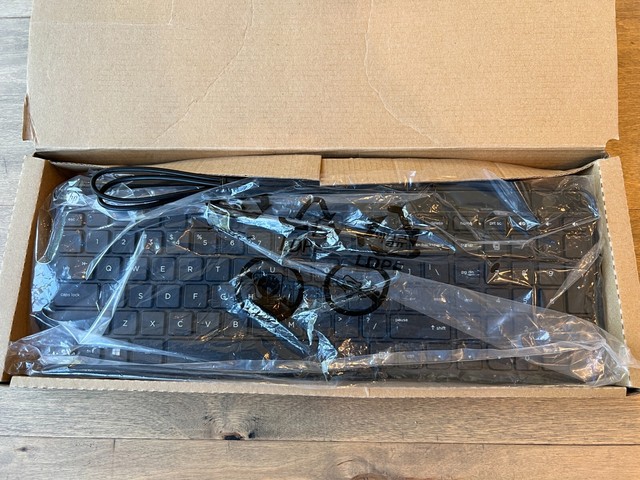 Genuine HP Wired Black Slim PC Keyboard Model Sk-2028 Kbah21 USB for ...