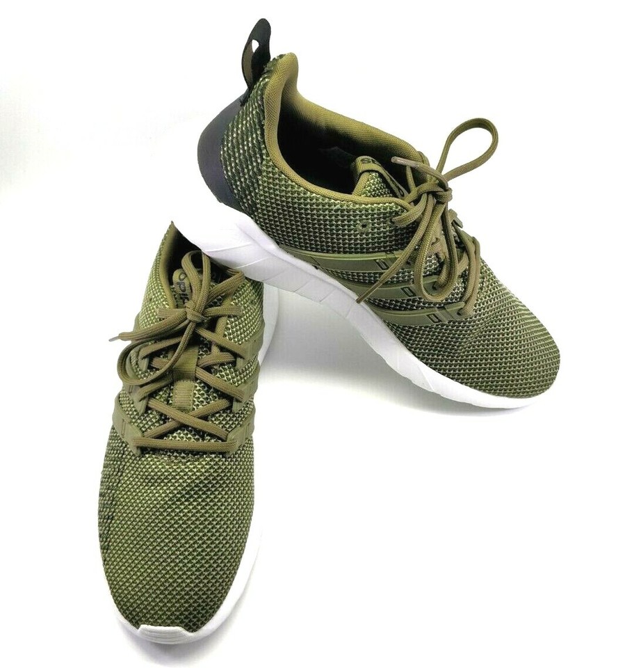 Adidas Questar Flow Men Shoes US 12 # F36254 White Khaki Green | eBay