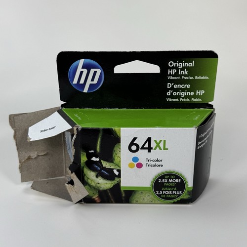 New Sealed Genuine HP 64XL Tri Color Ink Cartridge HP 64 XL Exp nov ...