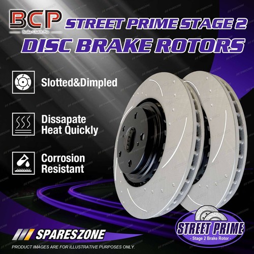 Rear BCP Slotted Disc Brake Rotors for Mini Clubman F54 Countryman F60 ...