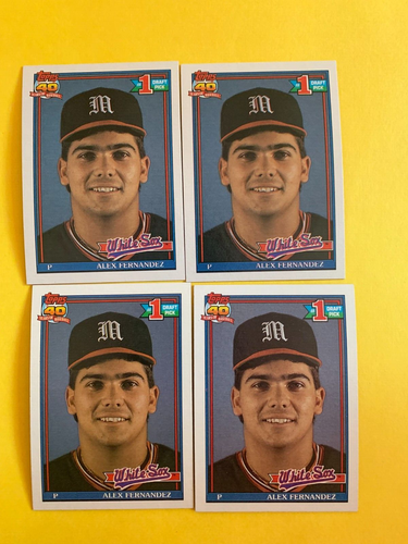 4 Card Alex Fernandez Chicago White Sox Baseball Card Lot | eBay
