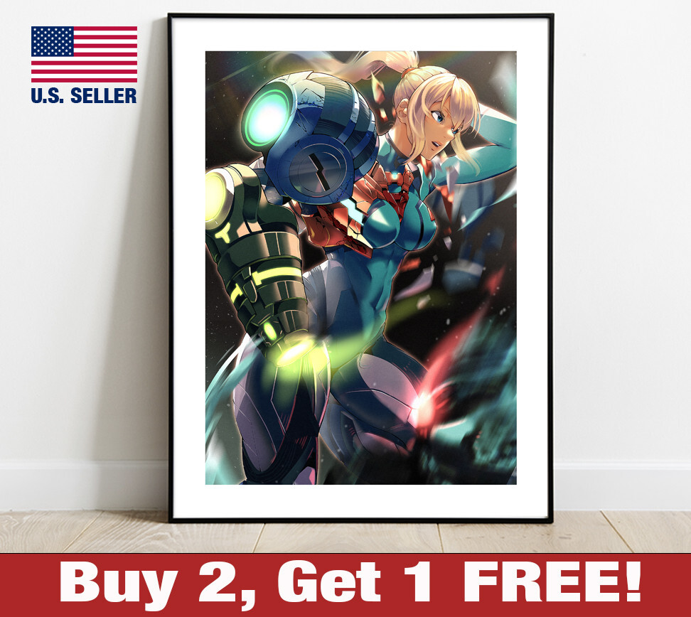 Samus Aran Suits Wall Metroid Prime Samus Varia Suit" PVC Statue Von