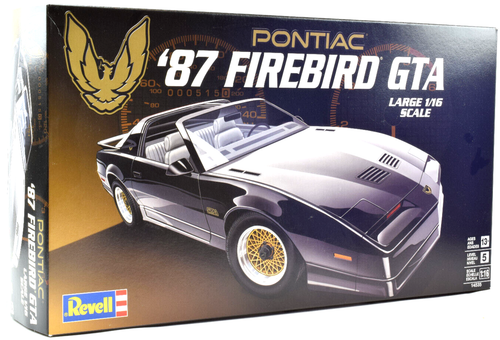 Revell 1987 Pontiac Firebird GTA Large 1/16 Scale Plastic Model Car Kit ...