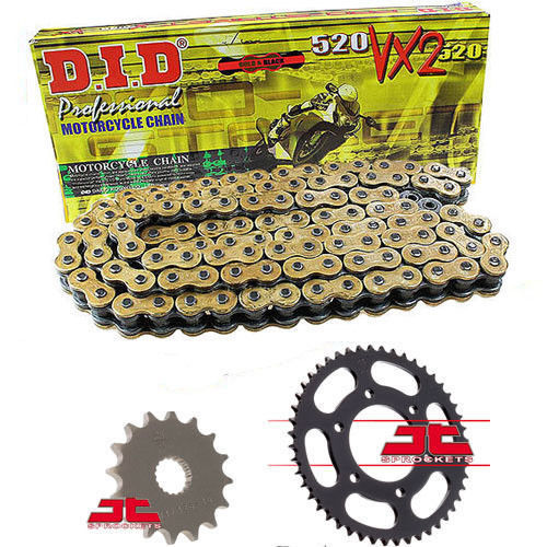 FITS BMW G650 GS Sertao 2012-2013 DID GOLD VX2 X-Ring Chain & Sprocket ...