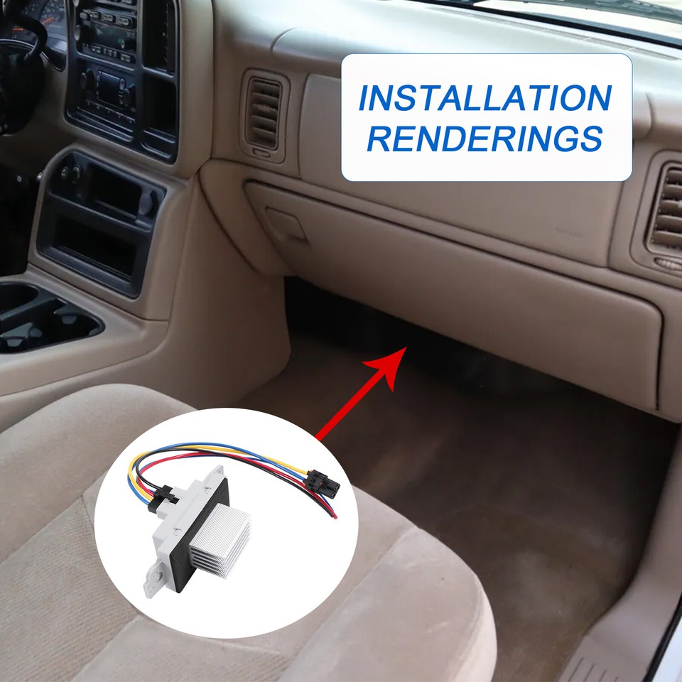 A/C Heater Blower Motor Resistor Module 19260762 For Chevrolet Tahoe ...